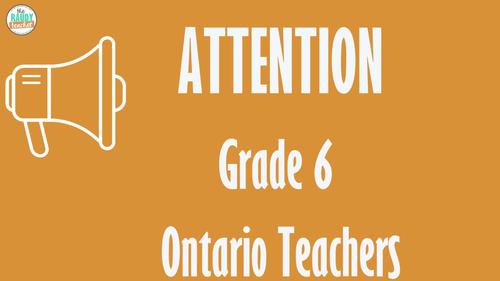 Healthy Eating Unit - GRADE 6 ONTARIO CURRICULUM - Digital & In-Person ...
