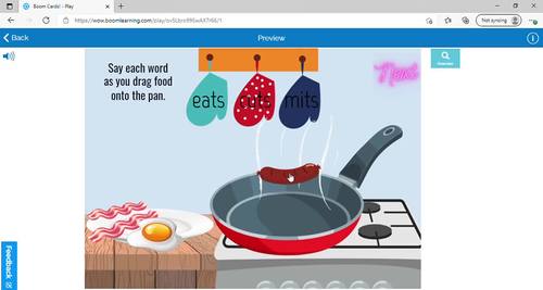 Let's Cook! Lateral and Frontal Lisp BOOM Card Activity by Speech for ...
