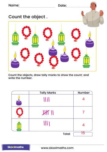 Ramadan Math & Literacy Activities | Graphing, Counting, Patterns, Word ...