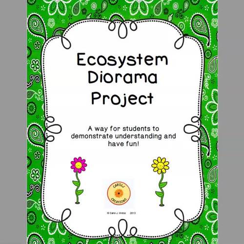 Ecosystem Project Diorama by CarolJ Creations | TPT