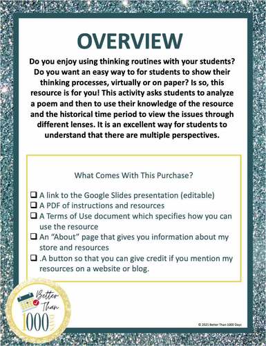Imperialism: The White Man's Burden Circle of Viewpoints Activity