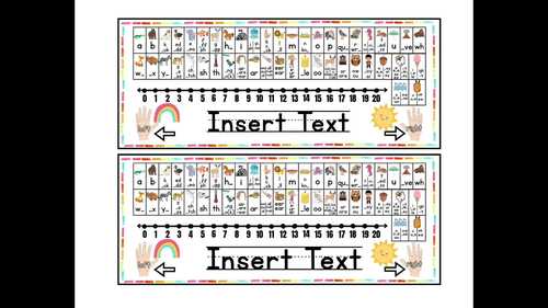 Primary Lined Name Tag SEASONAL Growing Bundle,Phonics Support, SLIDES ...