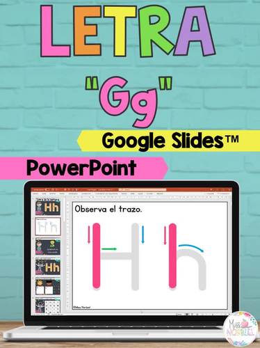 Letter H, Alphabet activities in Spanish for Google Classroom™, Letra H