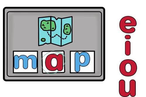 Boom Cards - Short Vowel - Fill in the Missing Letter | TPT