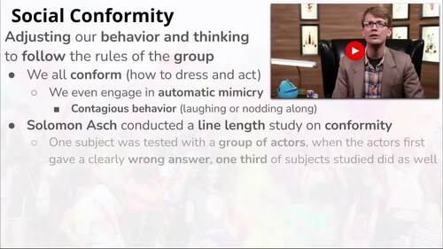 AP Psychology - Unit 4 Lecture Bundle - Social Psychology and Personality