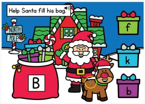 Boom Cards™ Christmas Alphabet by Leigh's Library | TPT