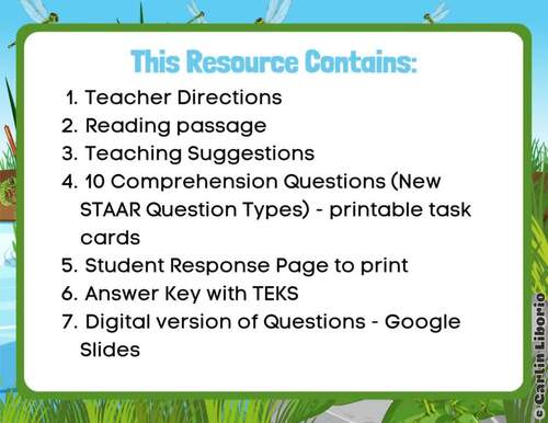 5th Gr.-Reading Comprehension- Fiction- STAAR New Question Types-Set #2