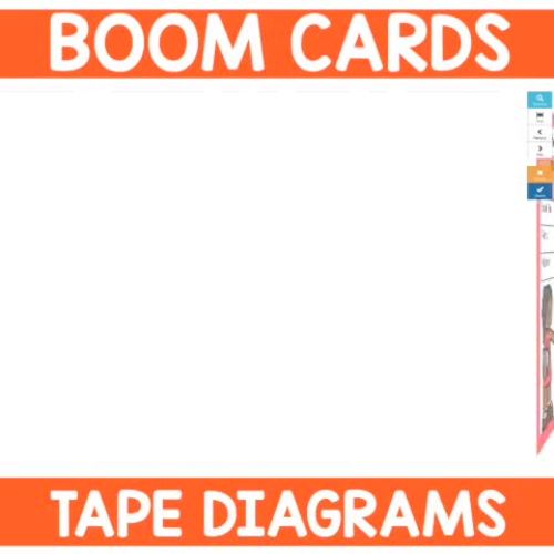 Comparing with Tape Diagram using Boom Cards | 2nd Grade | TPT