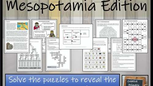 Ancient Mesopotamia Escape Room Activity by Creative Primary Literacy