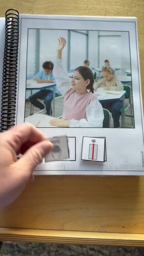 UP Core Words AAC Adapted Book and Letter Formation Special Education ...