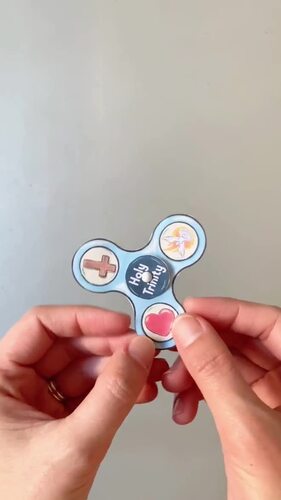 Holy Trinity Activity Catholic Craft Coloring Fidget Spinner Sunday School