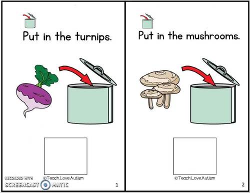 Core Vocabulary Adapted Book: IN by Teach Love Autism | TPT