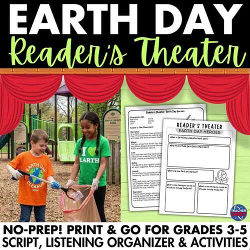 Earth Day Readers Theater Script | Reading Comprehension Activity for April