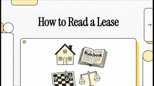 Lease Agreements: Understanding the Rules | Transition Skills | Grades 9–12
