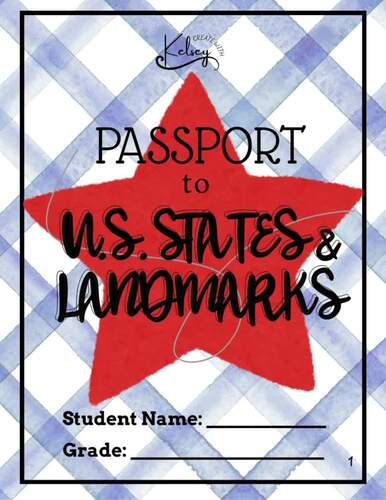 American Symbols, United States Landmarks, US Geography | Craft, Worksheets