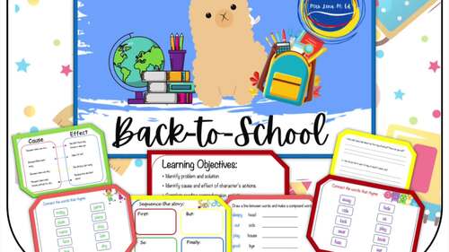 Back To School Picture Book Read Aloud Literature Bundle by Mrs Lena