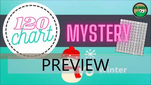 120 Chart Mystery - Winter (video and recording sheet) by The Teacher Rex