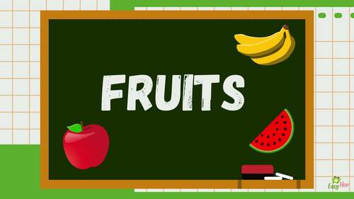 Fruits | Preschool Circle Time PowerPoint & Google Slides Activities