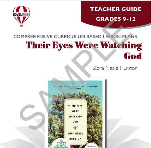 Their Eyes Were Watching God Novel Units® Teacher Guide Novel Study