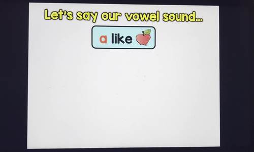 Backward Blending Fluency Slides Decoding Individual Short Vowel Sounds