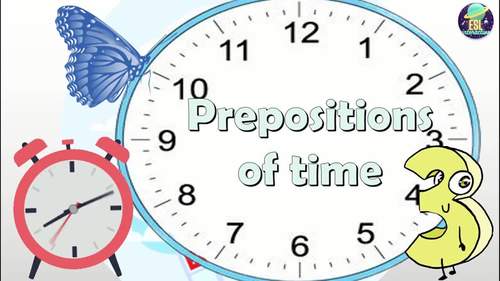 Prepositions of Time. PowerPoint Lesson for A1 Level Students | TPT