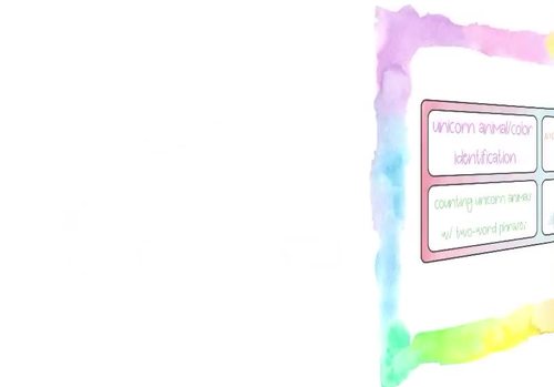 Boom Learning | Unicorn Animals (Language, Vocabulary, Counting, Colors)