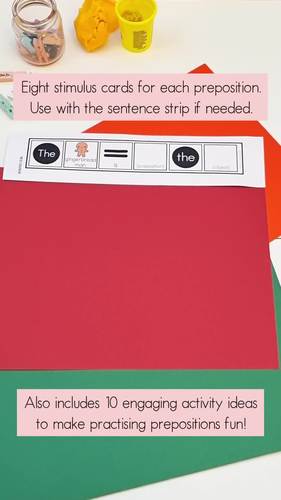 Prepositions Activities for Speech Therapy- Gingerbread Man Spatial ...