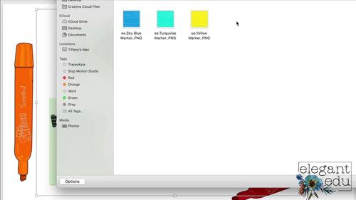 Markers Design Kit | Digital Textures | Clip Art by elegant edu | TPT