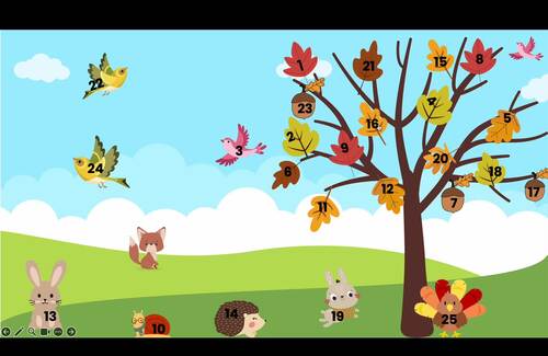Fall Critters Interactive Attendance PowerPoint by Hangin' With Hansen