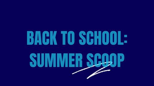 Back To School Speech Therapy Worksheets: Summer Scoop by Kayla SLP