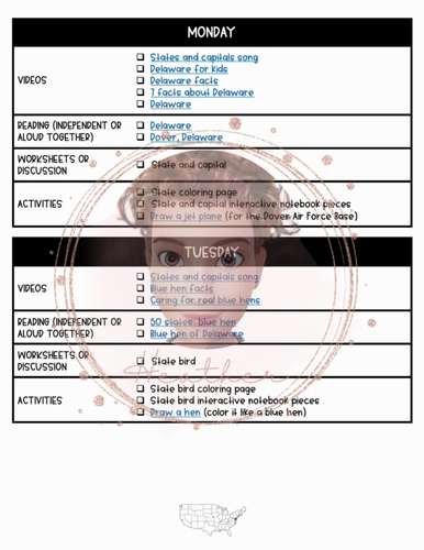 Delaware State Unit Study | Capital, Bird, Flower, Flag, Animal | State ...