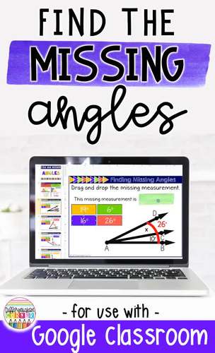 Find the Missing Angles Measurement Angles Anchor Chart Math Digital ...