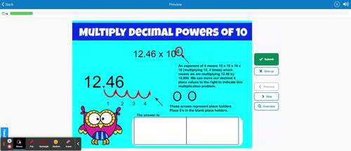 Multiply Decimal Powers of 10 by Math Mom Repeat | TPT
