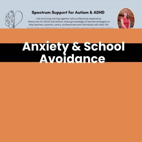 School Anxiety Coping Skills Teacher Guide Autism ADHD Kids Encourage ...