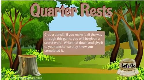 Rhythm Retreat: Campfire Adventures - Quarter Rests by Music Mentory