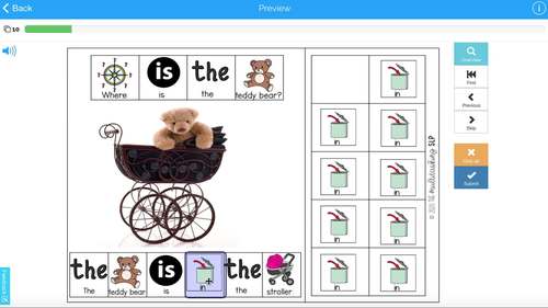 Core Word Interactive Book - IN | AAC | BOOM CARDS™ by The Multitasking SLP