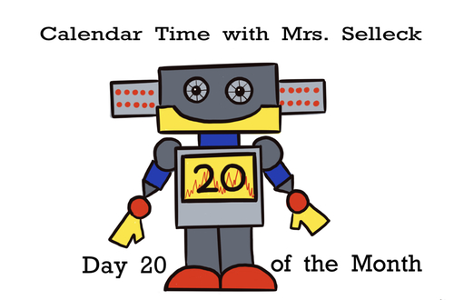 Calendar Time with Richelle Selleck, Day 20 of the Month | TPT