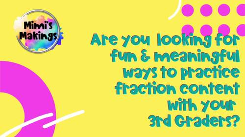 Fraction of the Day Pixel Art Activity Bundle - 3rd Grade Fraction Review