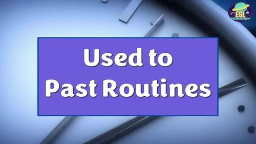 Used to for Past Routines. ESL/ESOL PowerPoint Lesson for A2 Level Students