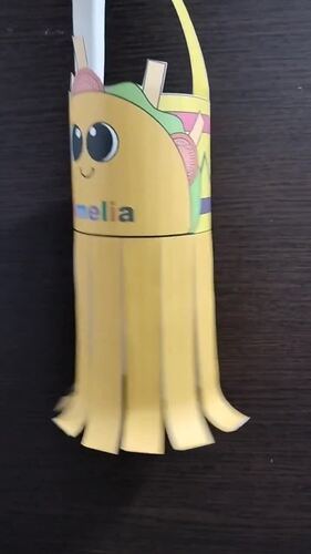 TACO Name Windsock Craft | Cinco De Mayo Winsock Craft | Editable Name ...