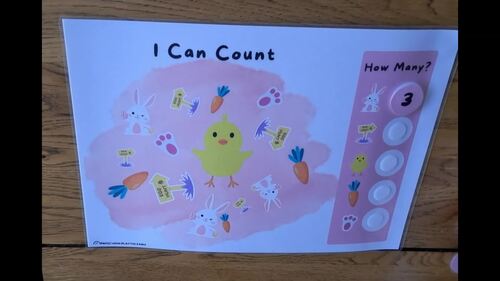 I Spy Activity Easter Look and Find Counting Game Math Game | TPT