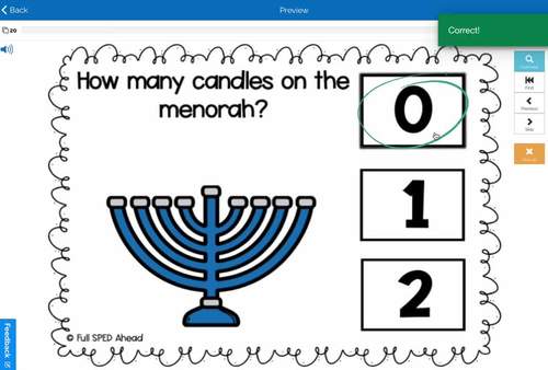 Hanukkah Counting Numbers 0-10 Boom™ Cards Activity | TpT