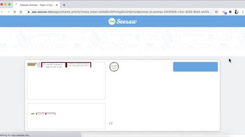 enVisionMath2.0 Digital Math Journal 2nd Grade Topic 2 - Seesaw | TPT