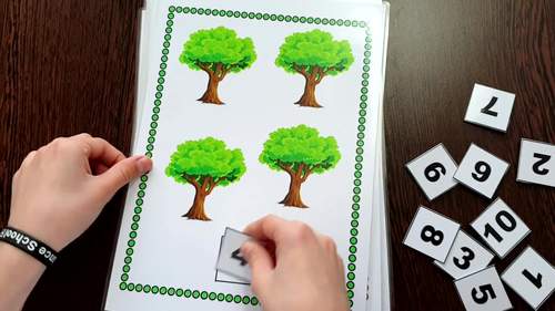 Counting Trees Earth Day Activity Spring Math Special Education Autism