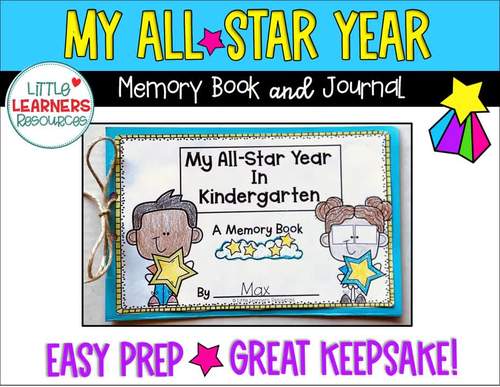 End of the Year Activities-Memory Book by Little Learners Resources