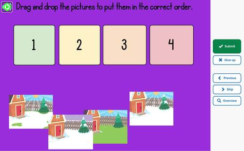 Sequencing Stories with Pictures | WINTER | 4, 5, 6 Steps | Digital ...