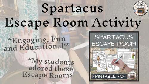 Spartacus Escape Room | Social Studies & Ancient History Activity
