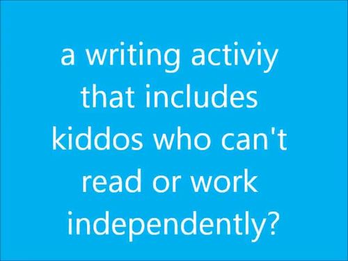 Small Group Writing Intervention, Up and Running! levels A and B