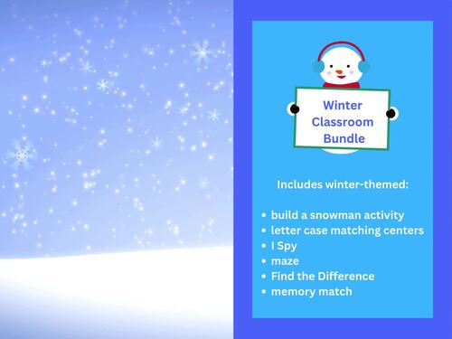 Winter Classroom Bundle by Hipster Hedgehog | TPT