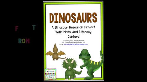 Dinosaurs: A Research and Writing Project PLUS Centers! | TpT